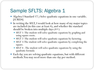 Directions for Creating your Unit Outline | PPT