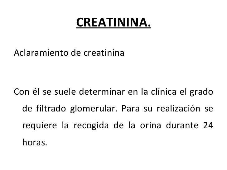 Creatinina