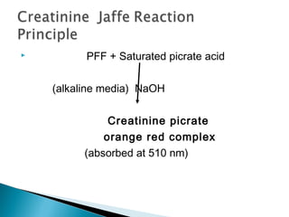 Creatinine estimation | PPT