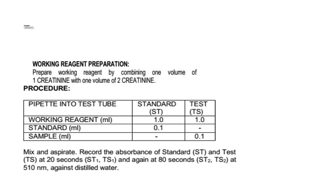 Blood CREATININE DETERMINATION PP (1).pptx
