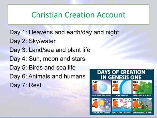 GCSE RE WJEC- Our World- Creation | PPT