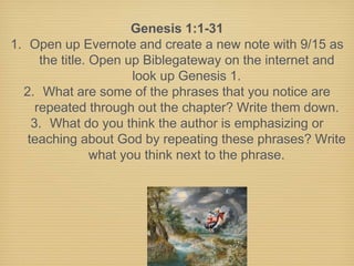 Genesis Creation | PPTX