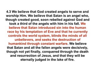 God's Creation of the Universe, Angels, and Man | PPTX