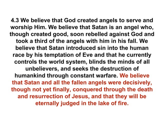 God's Creation of the Universe, Angels, and Man | PPTX | Christianity ...