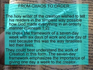 Creation | PPT