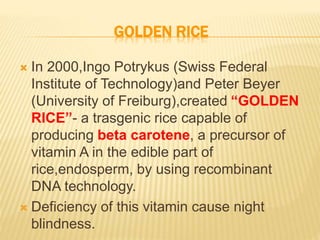 Creation of Bt plants | PPTX