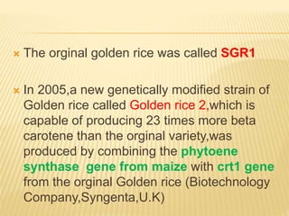 Creation of Bt plants | PPTX
