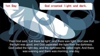 Days of Creation (Genesis 1) | PPT