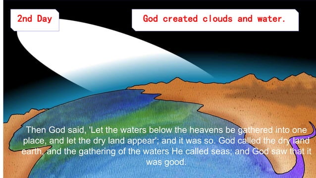 Days of Creation (Genesis 1) | PPT | Christianity | Religion & Spirituality