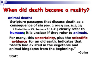 Creation And Evolution Session 5 | PPT