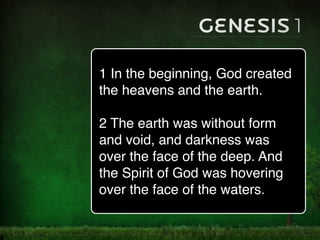 Creation - genesis 1 | ZIP