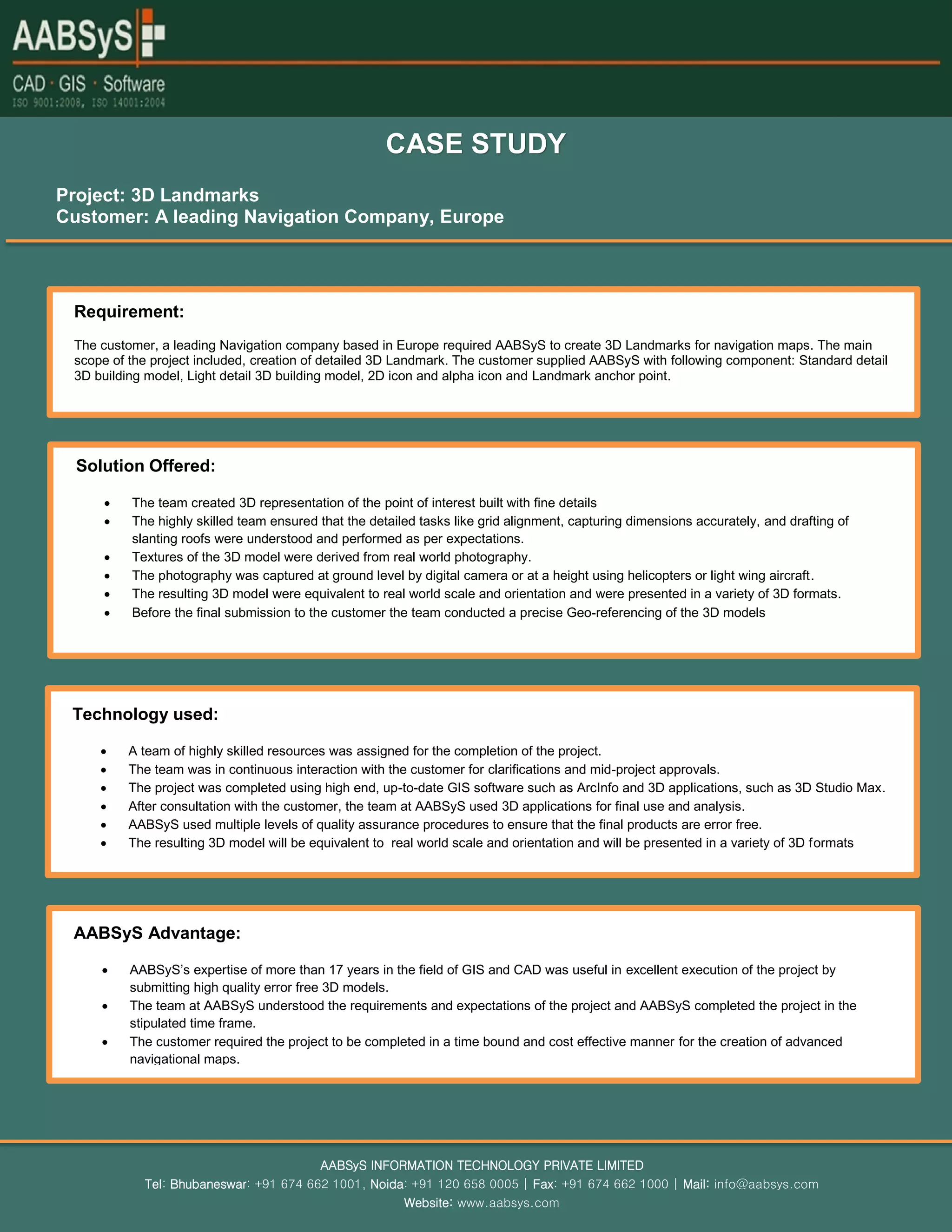 Creating 3D Building Landmarks Using 3D Modelling | PDF