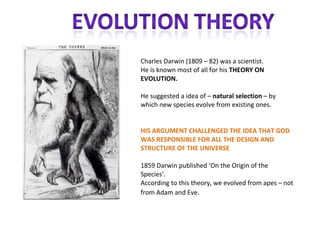 Creation Or Theory Of Evolution