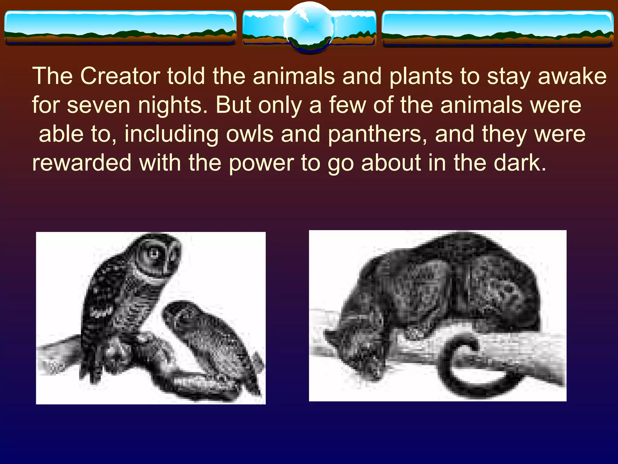 Creation Story of the Cherokee | PPT