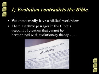 Why I Don't Believe in Secular Evolutionary Theory | PPT