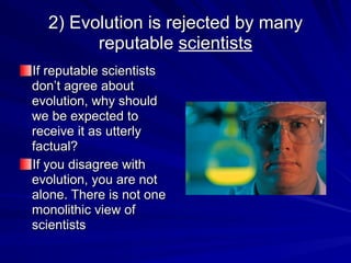 Why I Don't Believe in Secular Evolutionary Theory | PPT