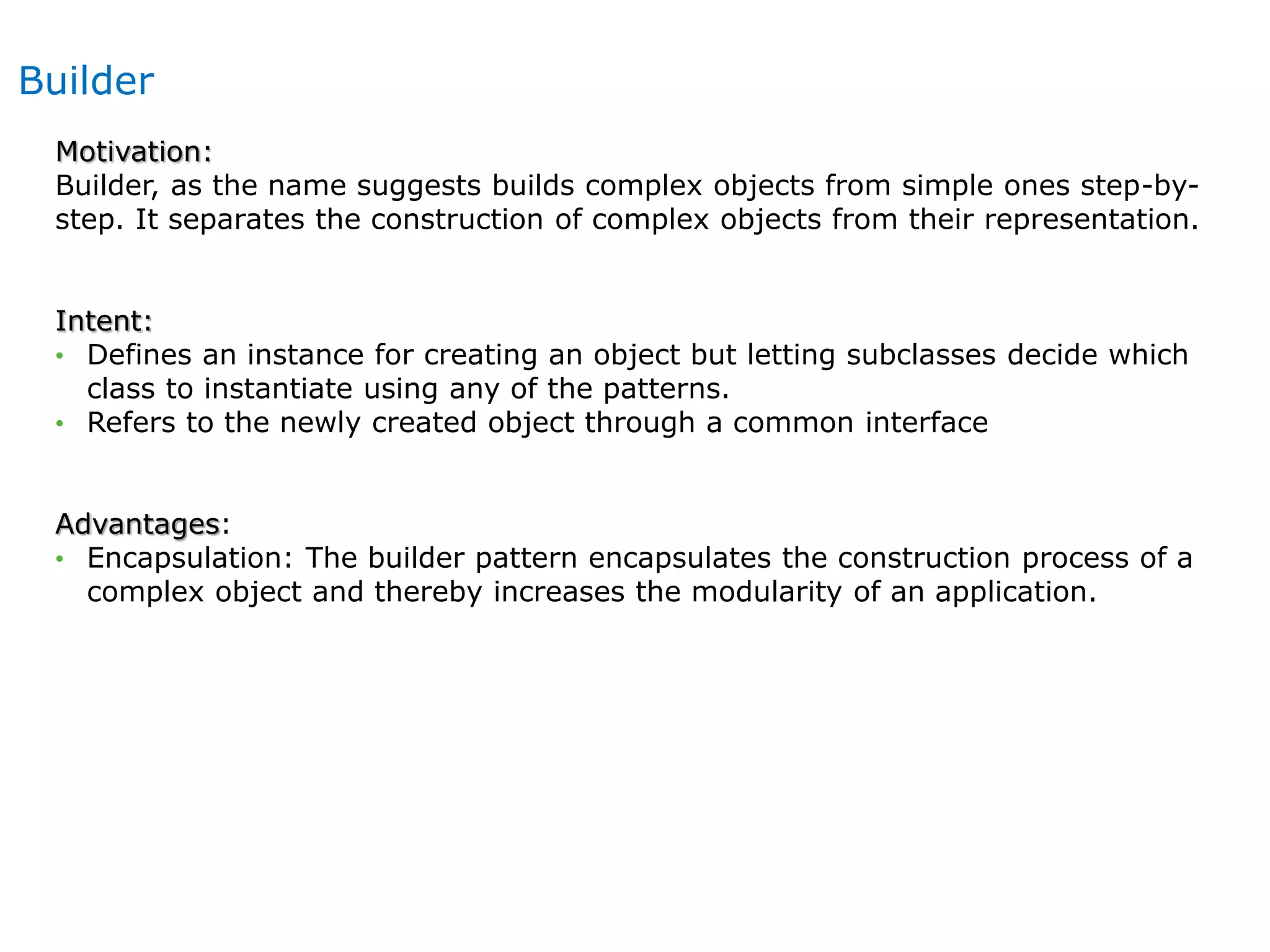 Creational Design Patternspptx Programming Languages Computing