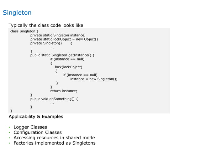 Creational Design Patternspptx Programming Languages Computing