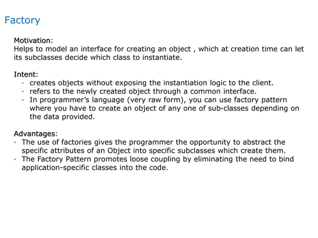 Creational Design Patternspptx Programming Languages Computing