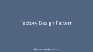 Creational factory design_pattern | PPT