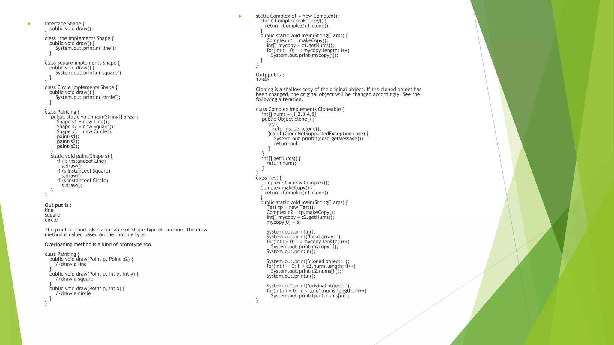 Creational pattern 2 | PPT