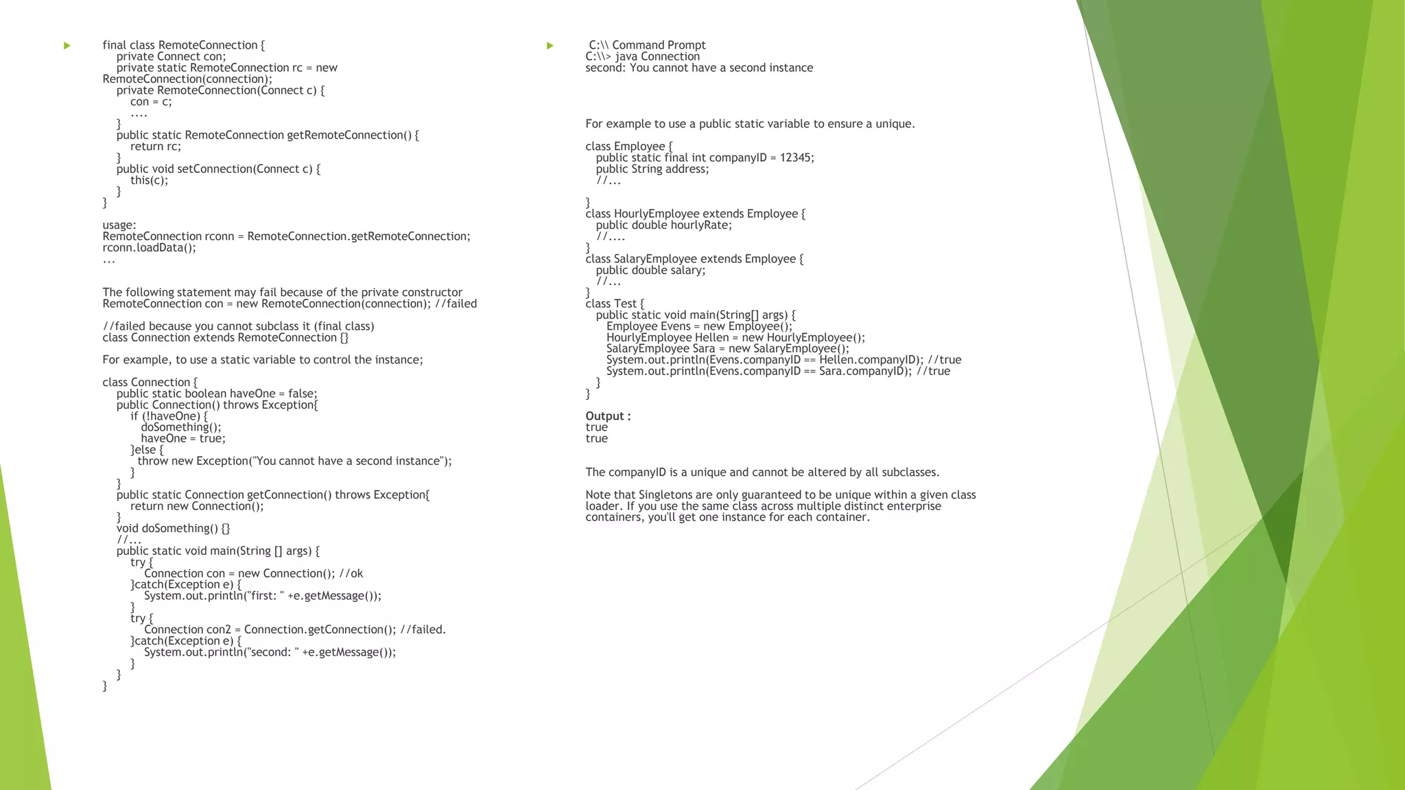 Creational pattern 2 | PPT