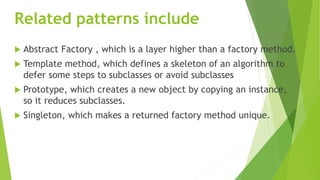 Creational pattern 2 | PPT