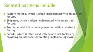 Creational pattern 2 | PPT
