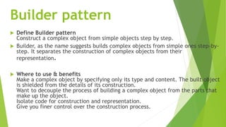 Creational pattern 2 | PPT