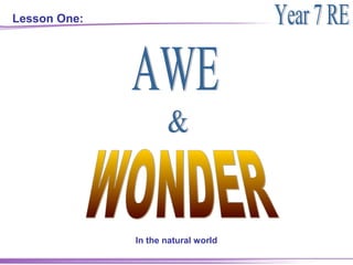 Creation & environment | PPT