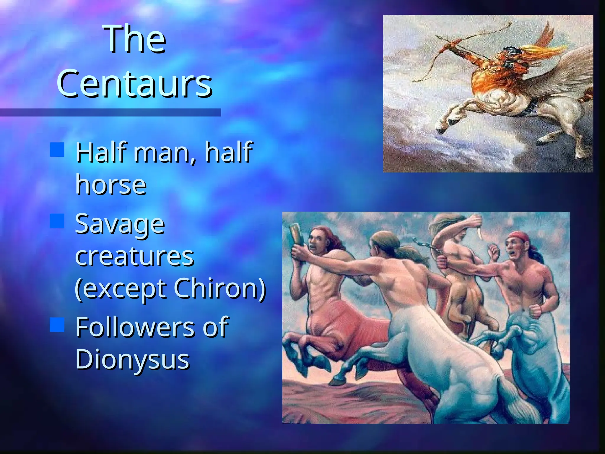 Creation & gods.ppt La creación de los dioses griegos | PPT