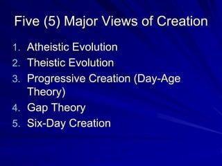 Creation introduction (updated) | PPTX