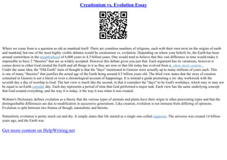 Creationism | PPT