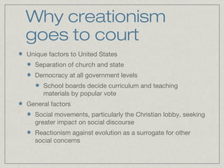 Creationism lecture | PPT