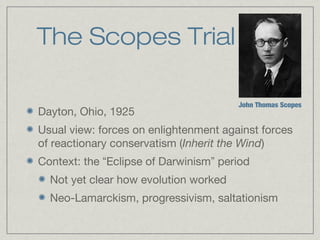 Creationism lecture | PPT