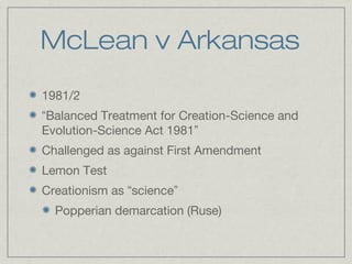 Creationism lecture | PPT