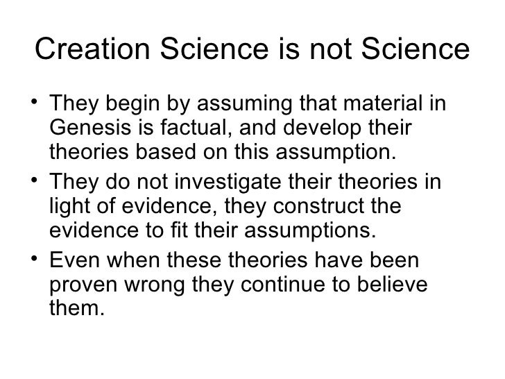 Creationism Vs Evolution