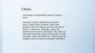 Creation myths | POTX