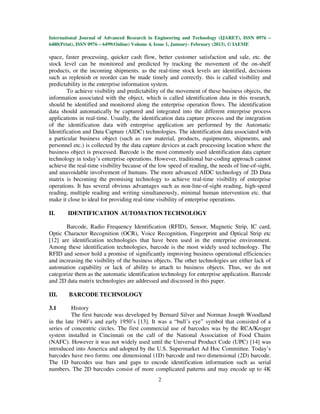 Creation of automatic identification and data | PDF