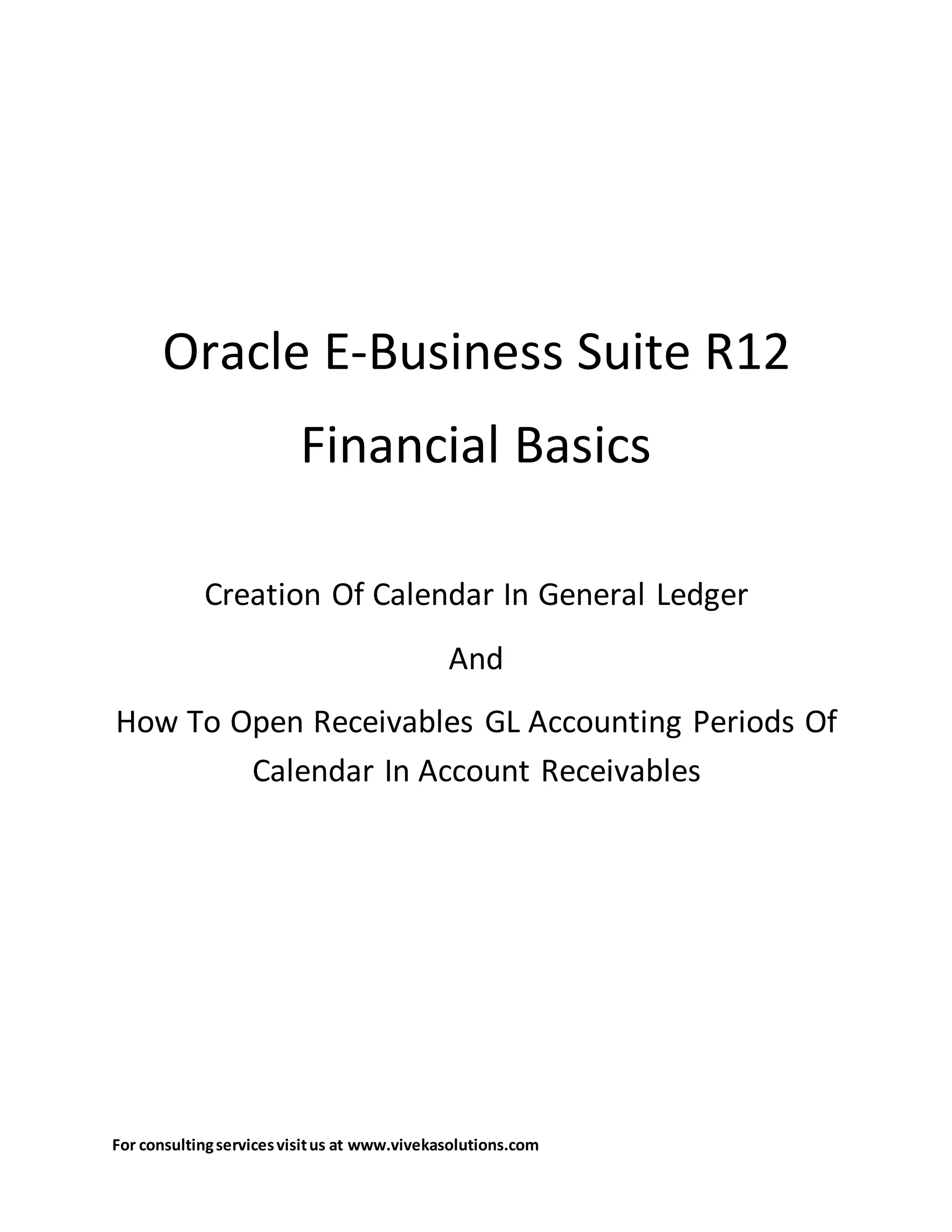 Creation of calendar in gl and period opening | DOCX