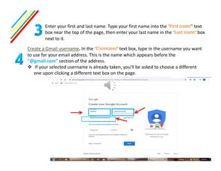 Creation of email id | PDF