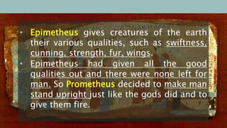Creation of Man by Prometheus | PPTX