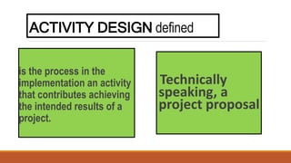 Creation of Policy, Ordinance, Minutes of Meeting and Activity Design ...