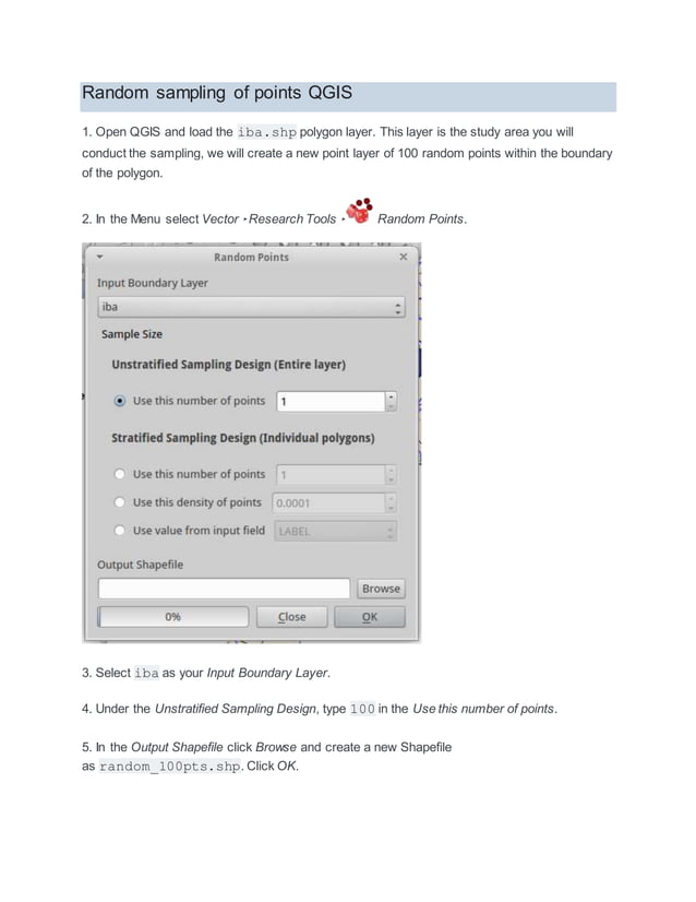 Creation of random points | PDF