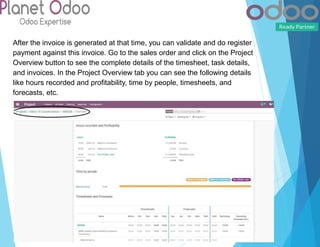 Creation of sales order from project in odoo 13 | PPT