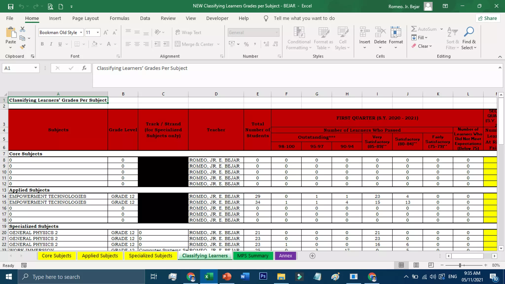 Creation of the modified e-class record with classifying.pptx