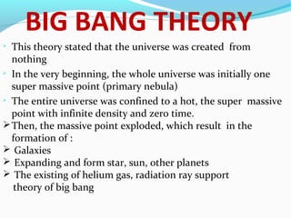 Creation of universe | PPT
