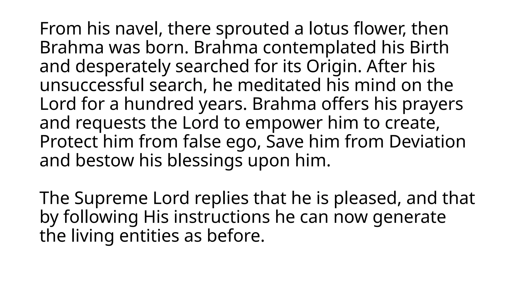 Creation of Universe ten types sarga visarga, uthiNew.pptx