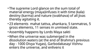 Creation of Universe ten types sarga visarga, uthiNew.pptx
