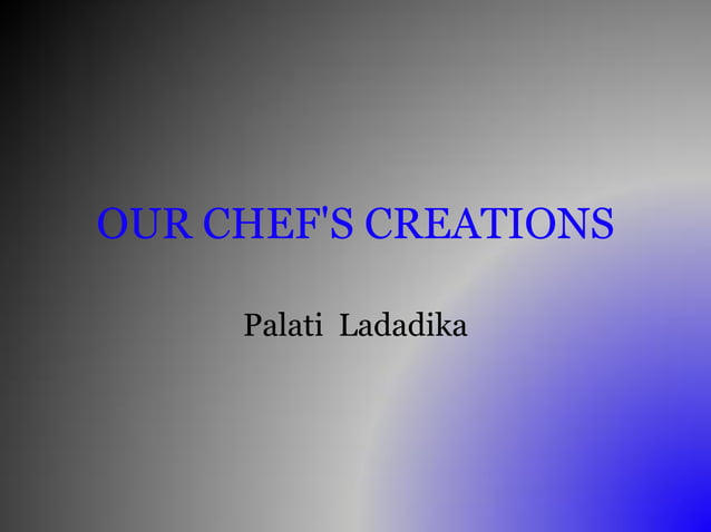 Creations palati ladadika | PDF